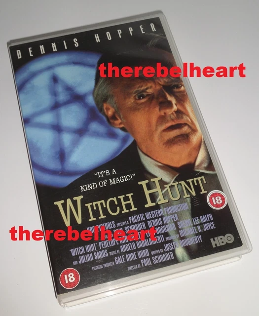 WITCH HUNT (1994) UK EX RENTAL VHS VIDEO Dennis Hopper JULIAN SANDS - Large Box £11.11 - PicClick UK