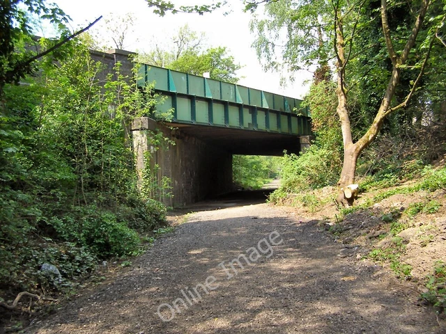 PHOTO 6X4 DISUSED Railway, Walkden Road Bridge The last colliery in the ...