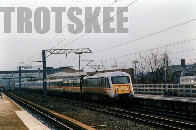 35MM SLIDE BR British Rail Electric Loco Class 89 89001 Wakefield 1989 ...