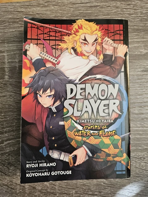 DEMON SLAYER MANGA Book Vol 1,2,4,5,6 +Stories Of Water & Flame Kimetsu ...