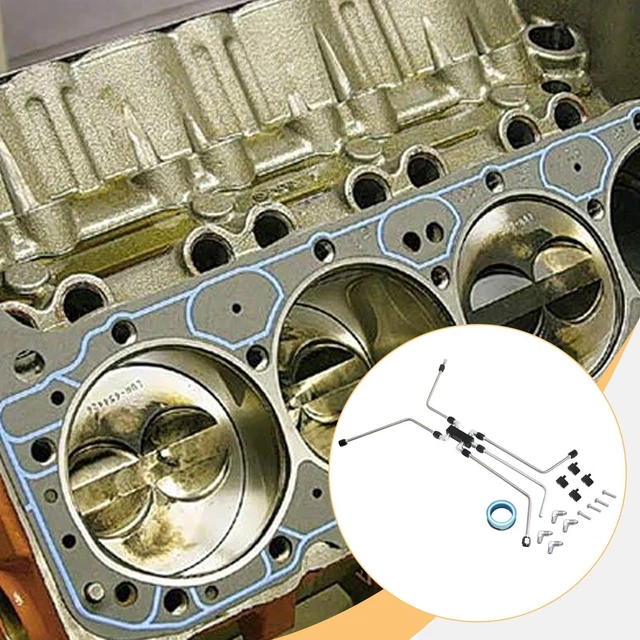 COOLANT CROSSOVER KIT Complete Steam Port Kit for GM LS Series LS9 LSX ...