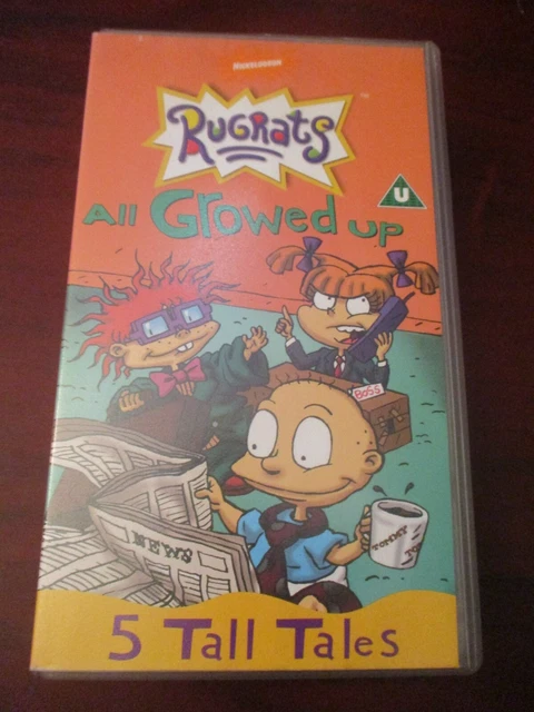 (3) RUGRATS CARTOON VHS Tapes The Rugrats Movie, All Growed Up, Santa ...