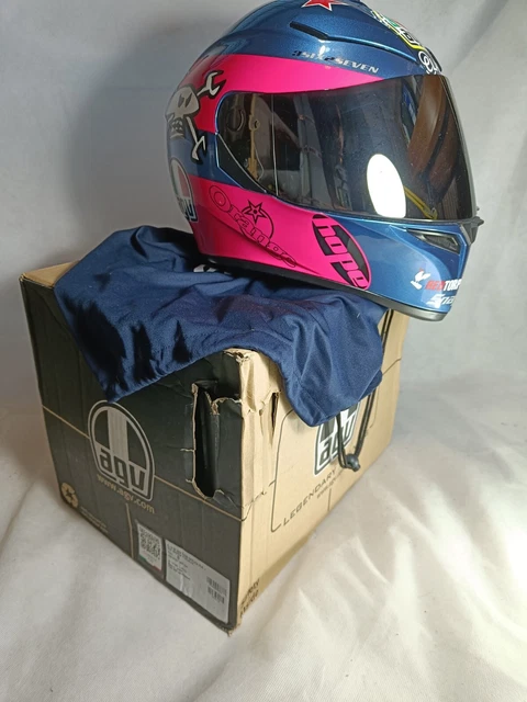 KLEINER AGV K3-SV Guy Martin Britten Suzuki Race Replica Motorradhelm ...