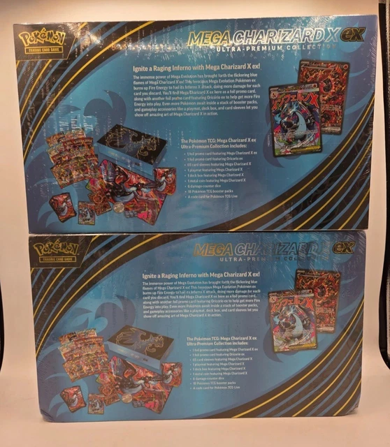 POKEMON PHANTASMAL FLAMES Mega Charizard EX UPC Sealed Ultra Premium ...