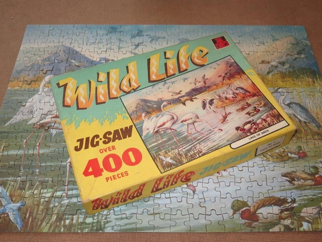 VINTAGE TOWER PRESS Wild Life Over 400 Pc Jigsaw Puzzle LAKE OF BIRDS £ ...