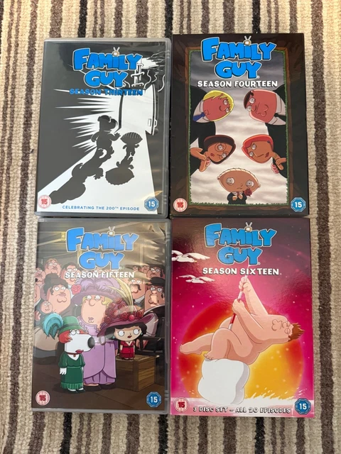 FAMILY GUY DVD Bundle: Complete Seasons 13 - 16 UK DVD Box Sets £5.99 ...