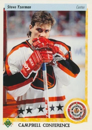 1995-96 MAZZO SUPERIORE #218 STEVE YZERMAN - Ali rosse di Detroit EUR 1 ...
