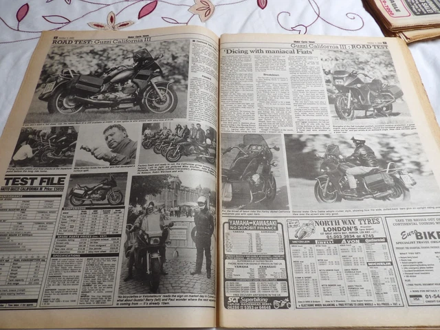 MOTOR CYCLE NEWS(5,10,1988)YAMAHA YZ125 & YZ250 test/moto-guzzi ...