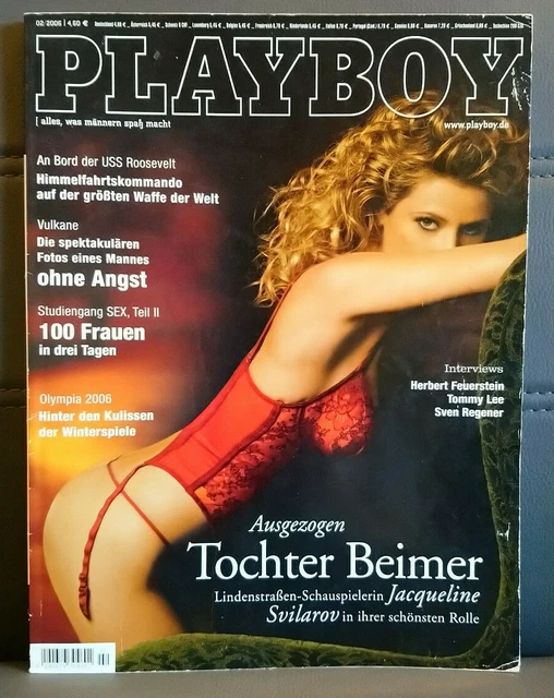 PLAYBOY 02 / 2006 Februar / Jacqueline Svilarov ( Tochter Beimer ) / 184 Seiten EUR 8,00 ...