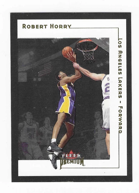 2001-02 FLEER PREMIUM Robert Horry Los Angeles Lakers carte basketball ...