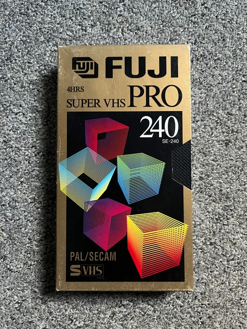 -FUJI S-VHS SUPER VHS Video-Cassette PRO 240 (benutzt) --- EUR 15,00 ...