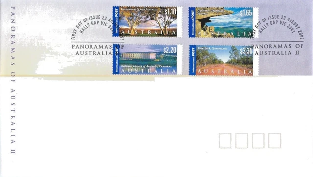 AUSTRALIA 2002 PANORAMAS of Australia Series II, Set of 4 International ...