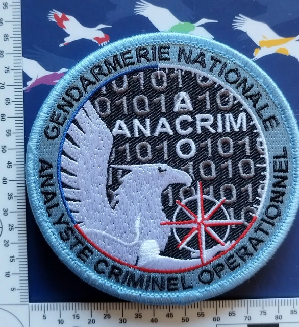 POLICE PATCH GENDARMERIE France French Patch Badge Anacrim Section ...