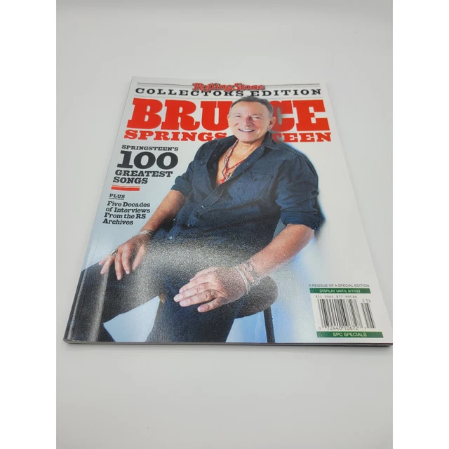 BRUCE SPRINGSTEEN ROLLING Stone Magazine New 100 Greatest Songs 2022 ...