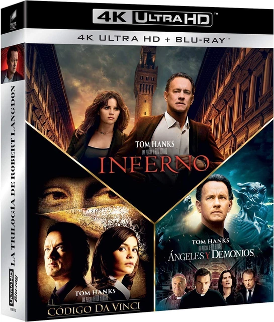 PACK DAN BROWN: Ángeles Y Demonios El Código Da Vinci Inferno (4K UHD BD) [Bl EUR 89,11 ...