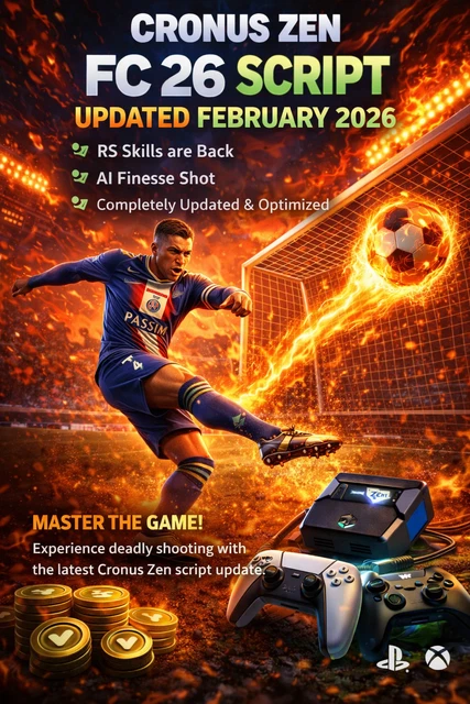 CRONUS ZEN FC 26 Script | RS Skills Back | Feb 2026 EUR 29,99 - PicClick DE