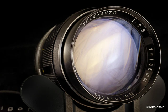 SOLIGOR 135MM F/2.8 Tele Auto telephoto lens, T4 mount, case, TESTED ...