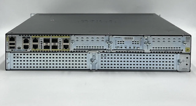CISCO ISR 4400 Series ISR4451-X/K9 Router /w NIM-SSD & 2x PSU *No ...