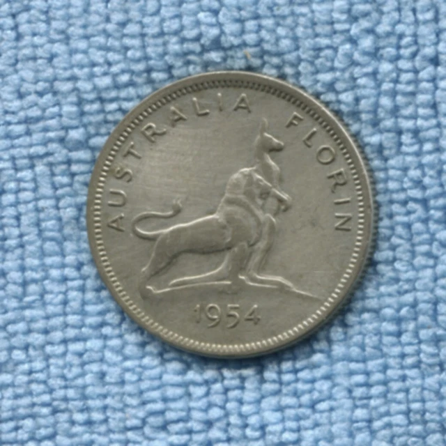 1954 FLORIN COIN Silver Australia Royal Visit W-216 EUR 9,22 - PicClick FR