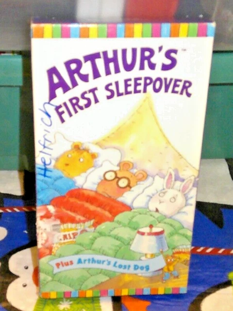 ARTHUR'S FIRST SLEEPOVER Plus Arthur's Lost Dog Vhs £9.01 - PicClick UK