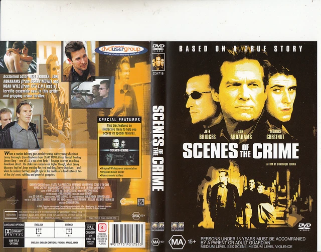 SCENES OF THE Crime-2000-[Jeff Bridges]-Columbia Tristar-Movie CT-DVD ...