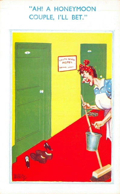 E MARKS COMICARD Comic Postcard No 2376 Couple Unused Good Plus Very ...