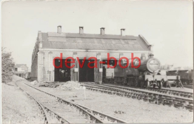 RAILWAY PHOTO LMS 4P 40939 Forfar Shed 1953 Fowler Compound 4-4-0 Loco ...