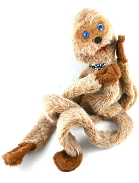 VINTAGE WYNN MILLER Mopkins Sloth Full Body Blue Eyes Hand Puppet 1989 ...