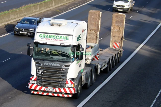 12X8 TRUCK PHOTO MX16 JDK Scania Cramscene £4.99 - PicClick UK