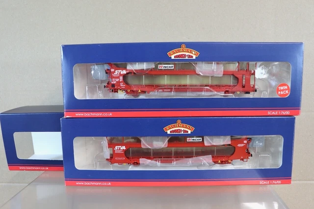 BACHMANN 38-250 STVA Rouge Wincar Ipa Double Pont Voiture Transporteur ...