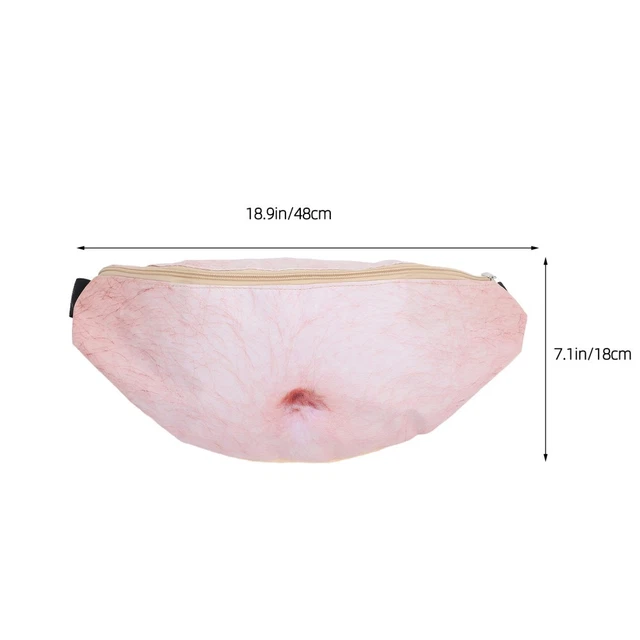FAT BEER BELLY Fanny Pack Hidden Pocket Going Out Purse Anti-theft ...