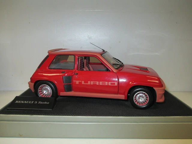 RENAULT 5 R5 TURBO Rouge Red Rot par UH Universal Hobbies 4520 au 1/18 ...