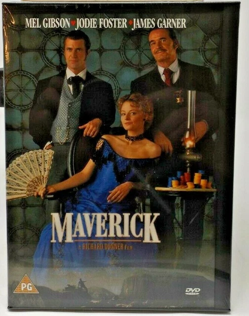MAVERICK [1994] (DVD) Mel Gibson, Jodie Foster, James Garner, Graham ...