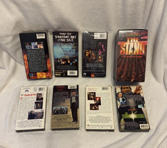 STEPHEN KING VHS Lot Rare Copy’s Silver Bullet Sealed Stand IT Dead ...