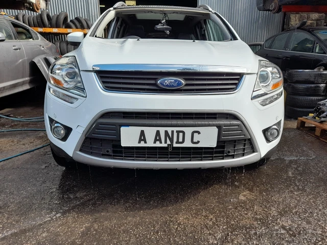 FORD KUGA 2008-2013 Mk1 Front Bumper With Parking Sensors In White ...