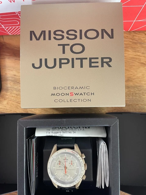 MISSION TO JUPITER swatch x omega bioceramic moon swatch new £350.02 ...