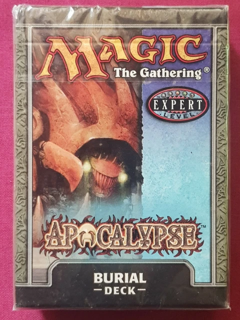 MAGIC THE GATHERING APOCALYPSE BURIAL New Sealed Preconstructed Theme ...