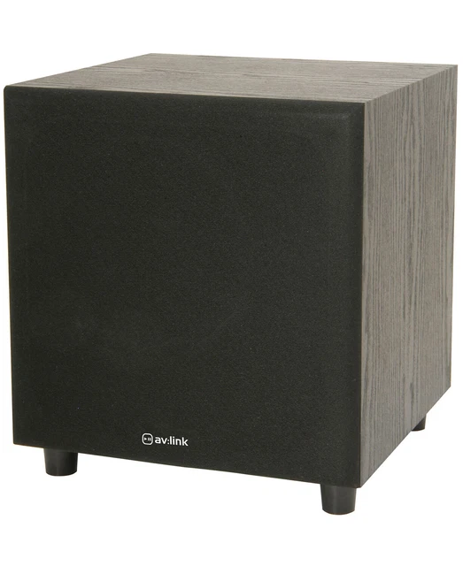 200W ACTIVE SUBWOOFER Bass Sub Woofer Speaker 8" 170.190UK Home Cinema ...