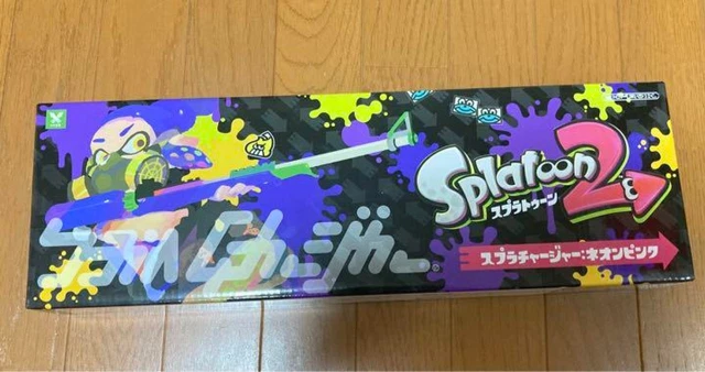 NINTENDO SPLATOON 2 Splat Charger Scope Neon Pink Water Gun SPT-611PK £ ...