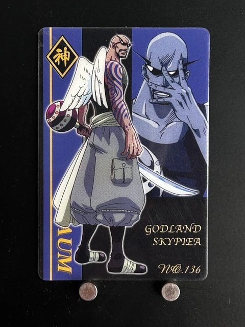 CARTE PLASTIQUE OHM ONE PIECE BANDAI #136 Anime Manga Japonais JAPON ...