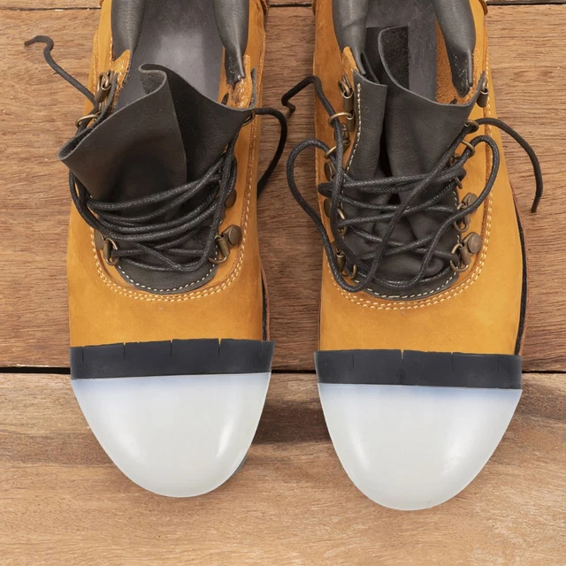 PLASTIC TOE CAPS Work Shoe Protector Metatarsal Guard Safety Footwear ...