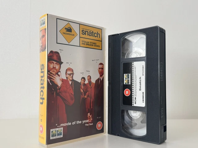 SNATCH - GUY Ritchie - PAL VHS Video Tape (T310) £2.99 - PicClick UK