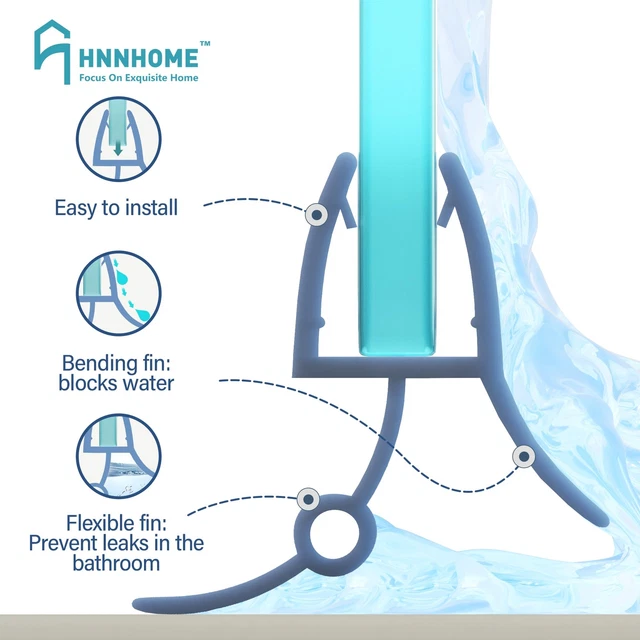 HNNHOME JOINT D'ÉTANCHÉITÉ en caoutchouc/plastique pour bas de porte de ...