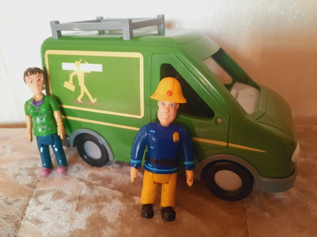 FIREMAN SAM MIKE Floods Work Van With Dylis Price & Sam Action Figures ...