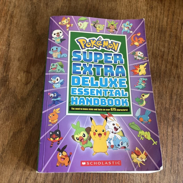 POKÉMON SUPER EXTRA Deluxe Essential Handbook by Scholastic (Paperback ...