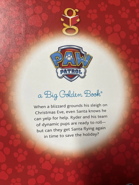 NICKELODEON PAW PATROL a big golden book the pups save Christmas £11.24 ...