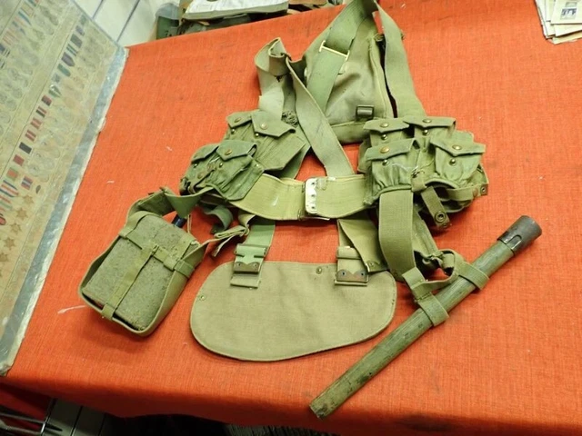 ORIGINAL SET OF Ww1 British Army 1908 Pattern Mills Webbing Webb ...