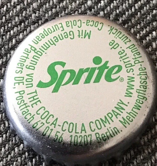 KK CROWN CORK Sprite Coca Cola Company Bottle Cap Kroni Caps Chapa ...