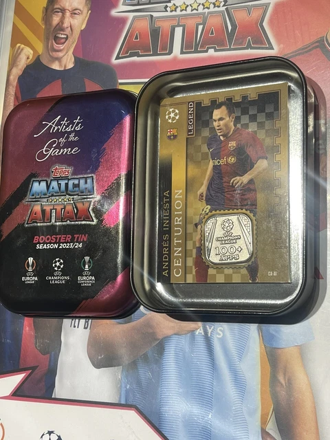 TOPPS MATCH ATTAX 2024 23/24 Centurion Coin Relic Iniesta ( With ...