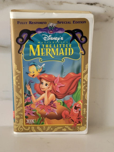 DISNEY'S MASTERPIECE The Little Mermaid Animation VHS tape. Vintage $29 ...